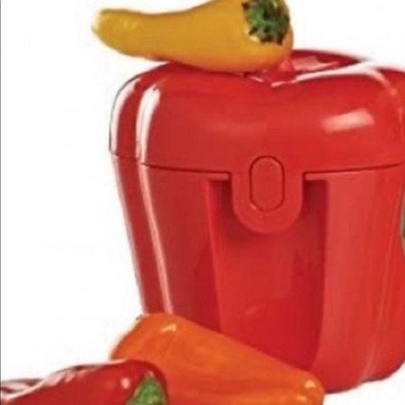 Tupperware | Kitchen | Tupperware Red Bell Pepper Keeper | Poshmark